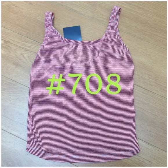 Brandy Melville | Tops | Bm Red Stripes Bonnie Tank Nwt | Poshmark